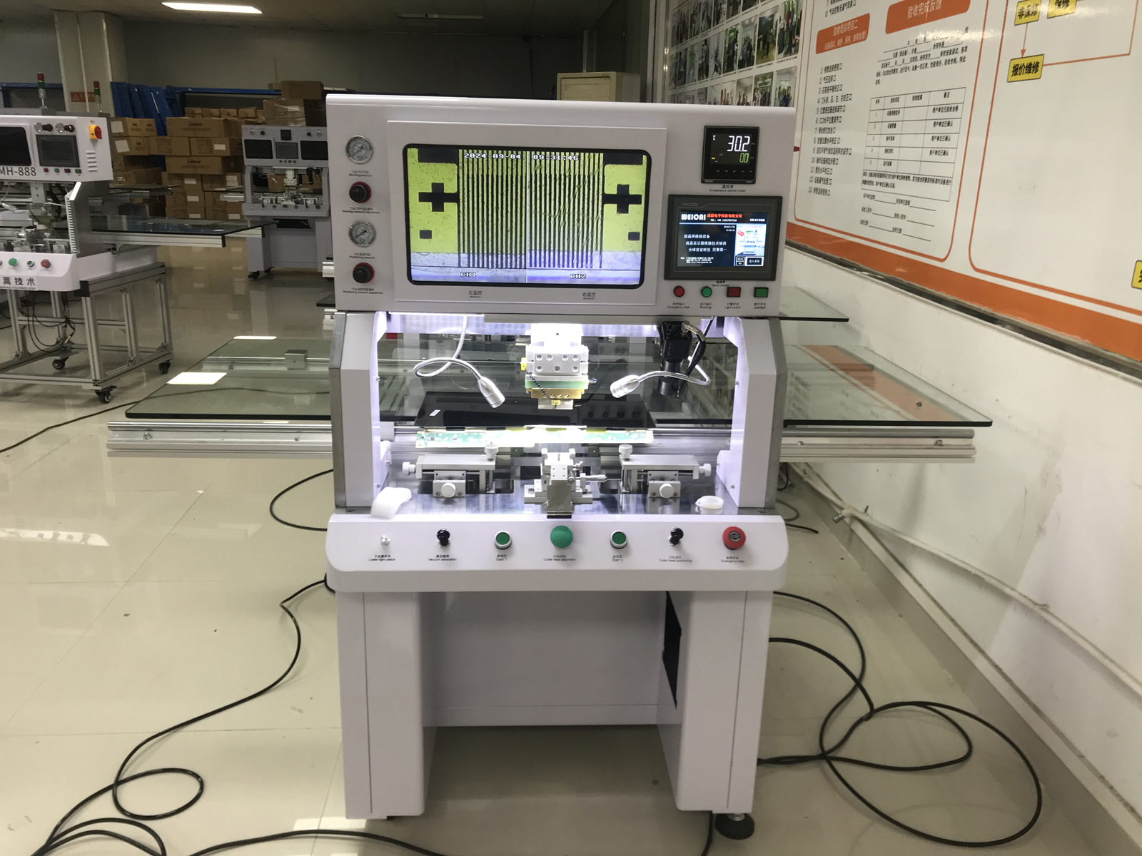 Hot Pressing Bonding Machine IC Repair Equipment for LCD Screen Repair ...