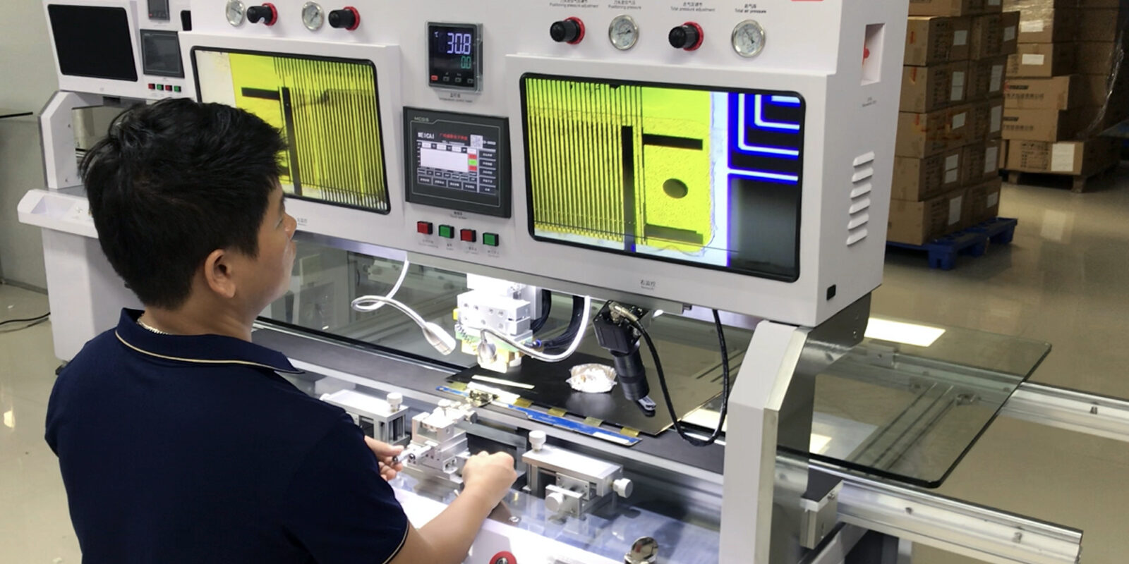 COF bonding machine CR-880SH Single blade maintenance equipment - Weicai